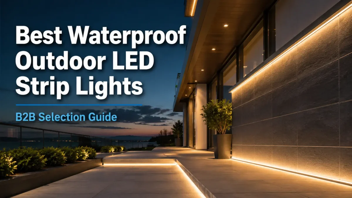 Best Waterproof Outdoor LED Strip Lights | B2B Selection Guide