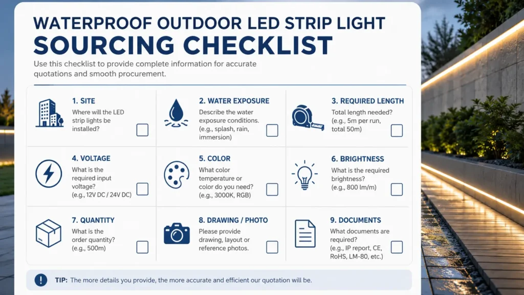 Best Waterproof Outdoor LED Strip Lights | B2B Selection Guide