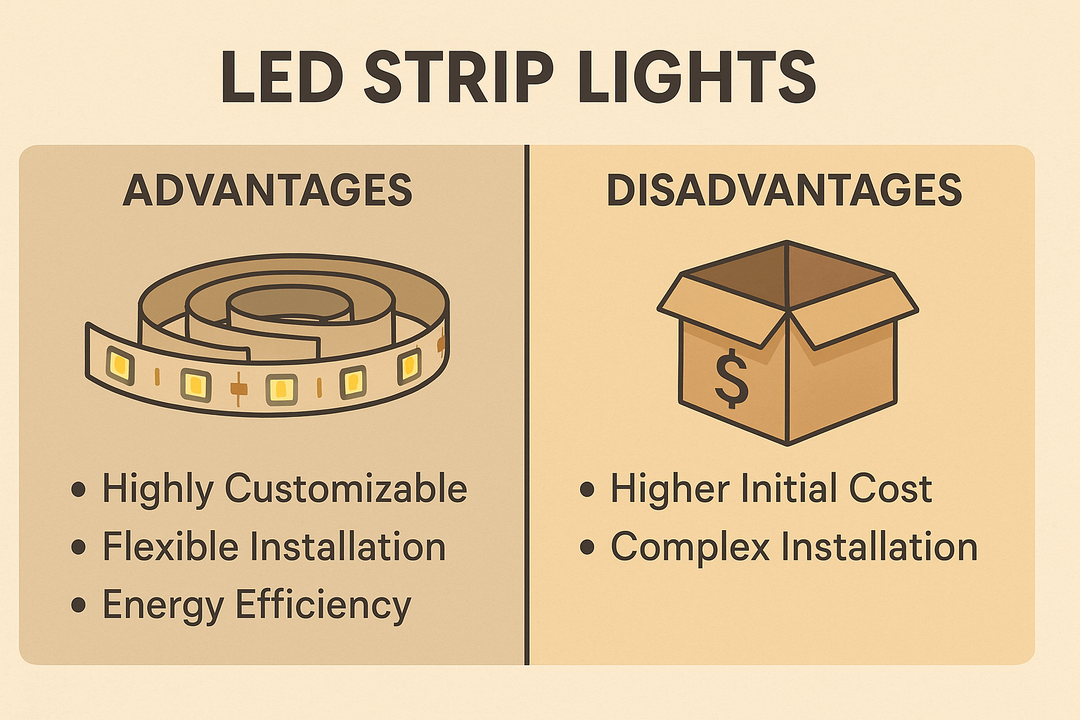 LED Strips vs LED Bulbs Guide