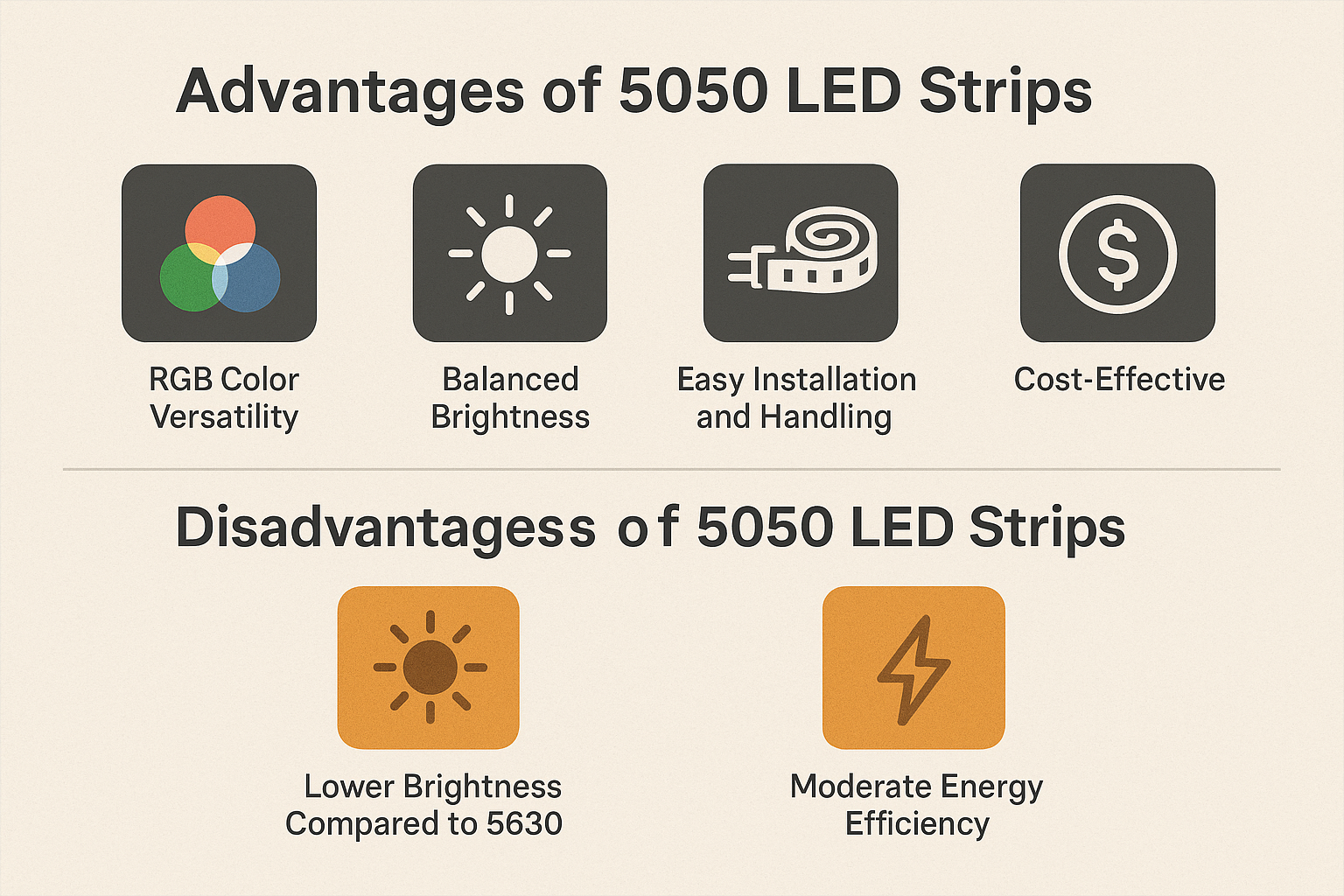5630 LED Strip vs 5050: Clear Comparison for Brightness, Efficiency & Use