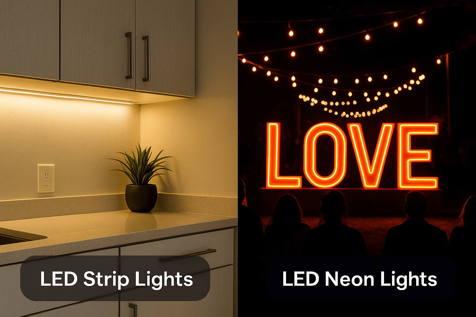 LED Strip vs LED Neon: Clear Comparison of Brightness, Flexibility & Uses