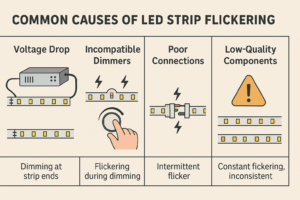 LED Strip Flickering Fix: Clear Guide to Stop Flickering LED Strips