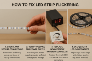 LED Strip Flickering Fix: Clear Guide to Stop Flickering LED Strips