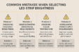 LED Strip Lumens Chart: Easy Guide for Selecting LED Brightness