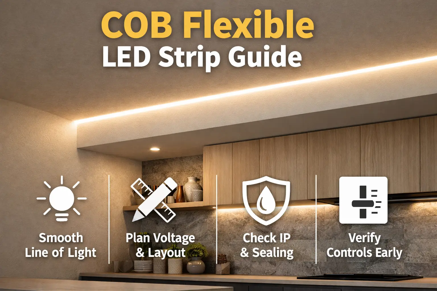 How to Choose a COB Flexible LED Strip: Smart Buyer’s Guide